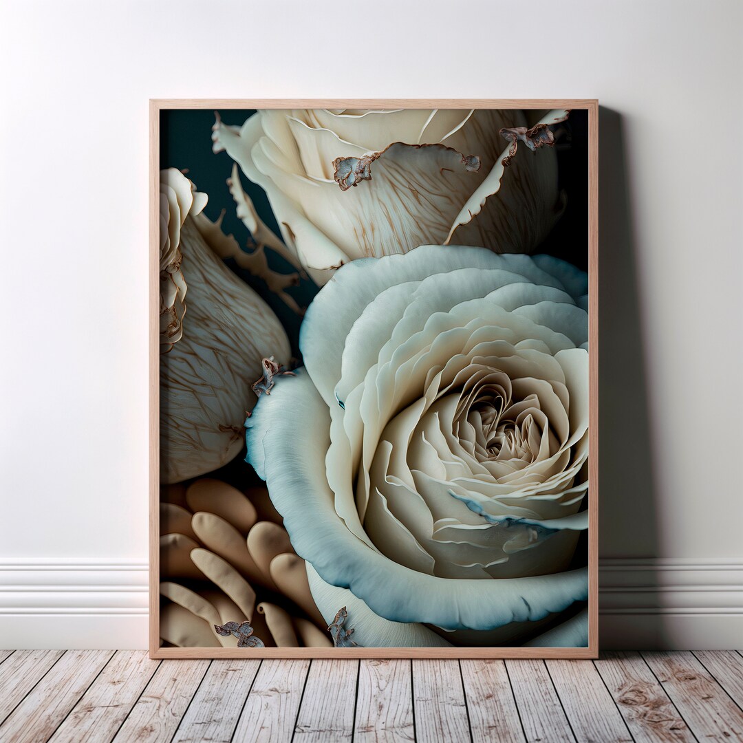 Floral Wall Art Poster, Flowers Wall Art, Home Decor Wall Art, Flowers ...