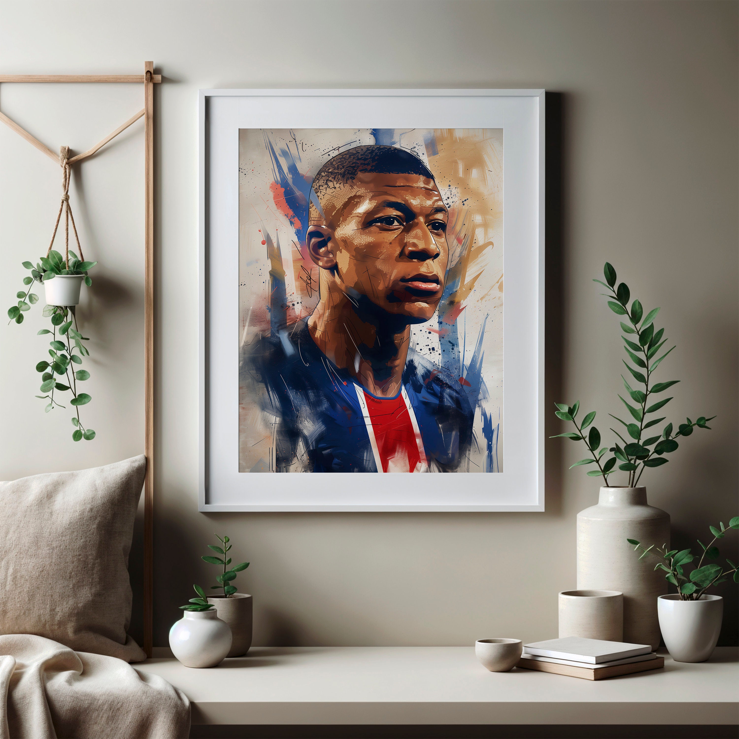 Kylian Mbappé Poster, Mbappe Poster, French Footballer, Soccer Gifts ...