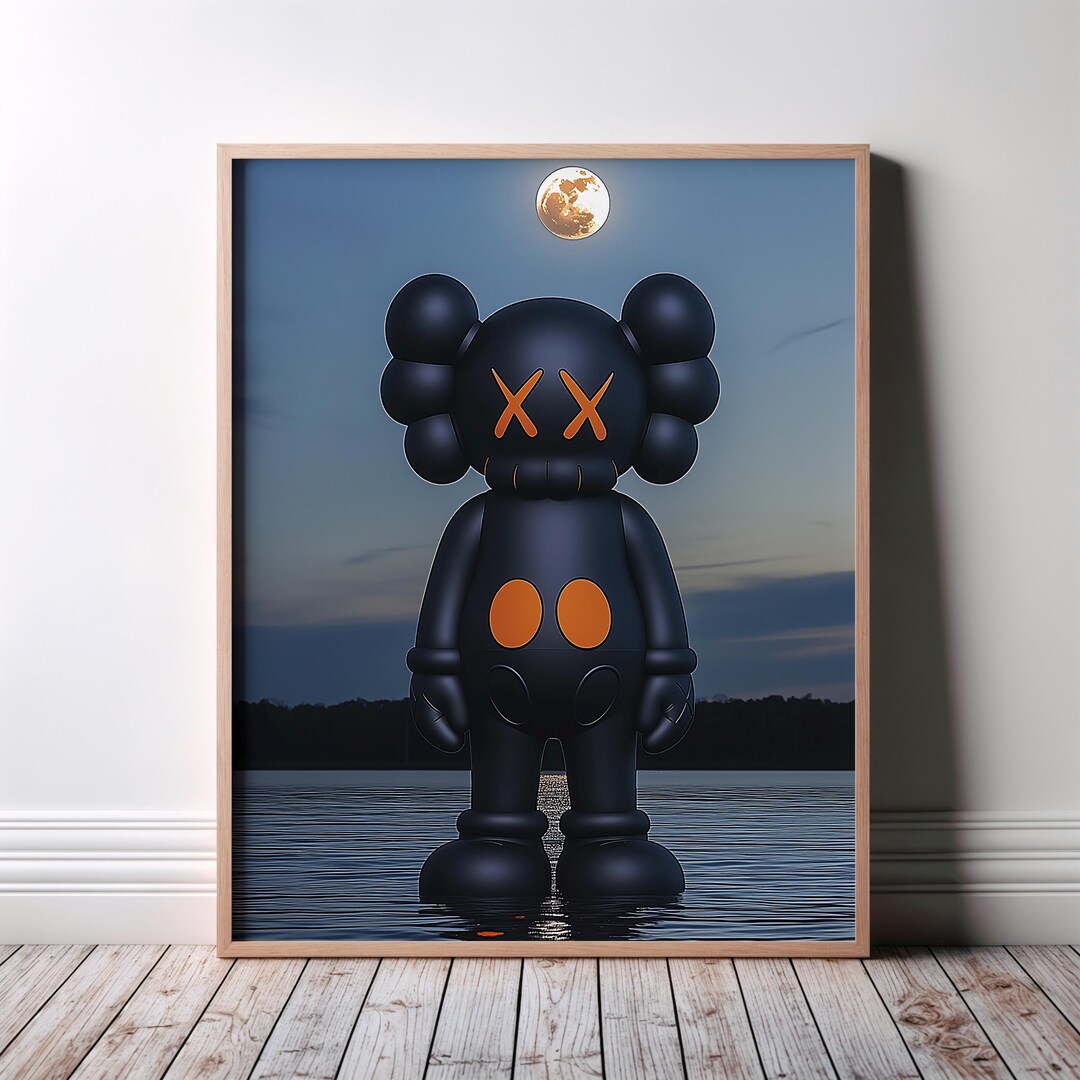 KAWS Inspired Wall Art Poster, Kaws Poster, Kaws Print, Kaws Wall Art ...
