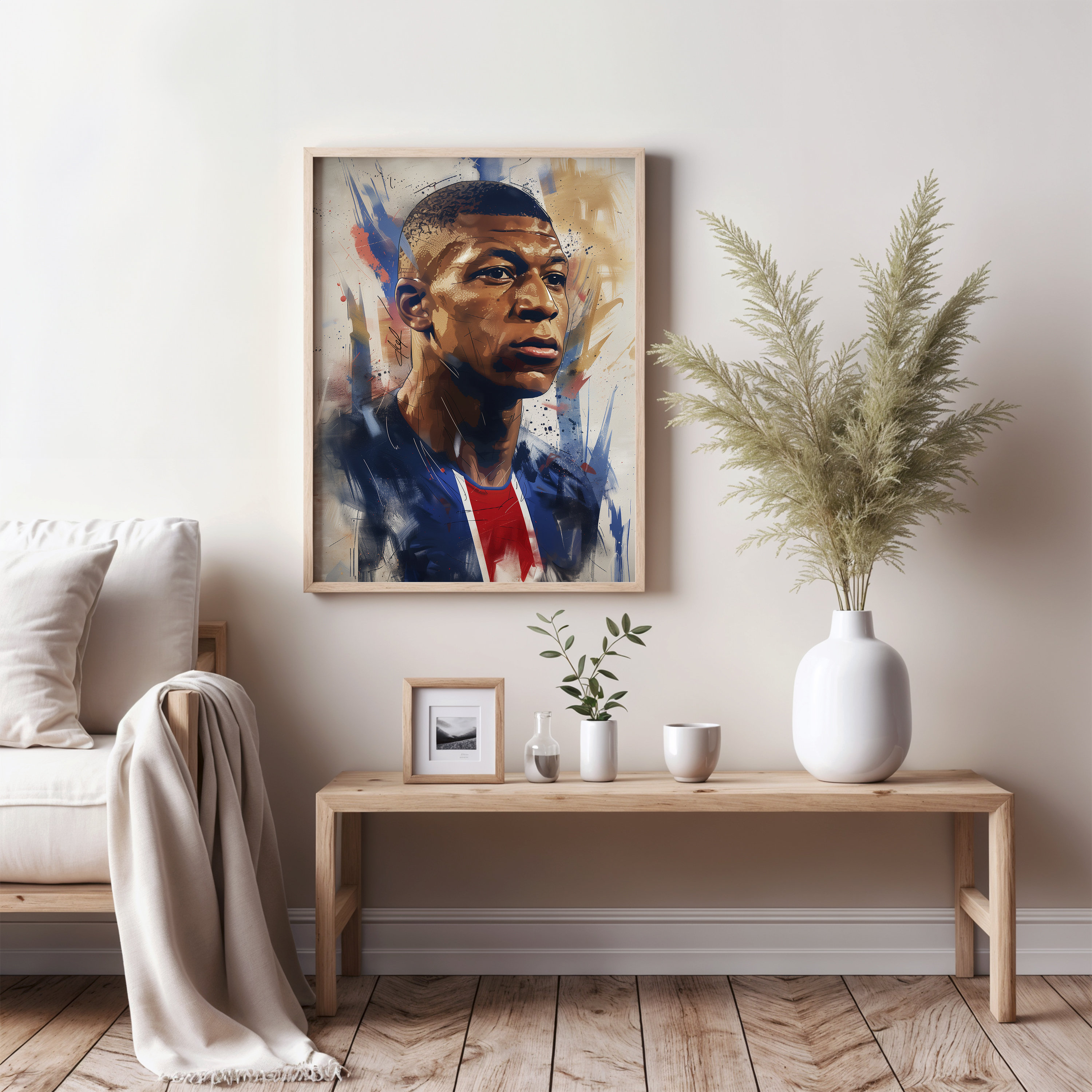 Kylian Mbappé Poster, Mbappe Poster, French Footballer, Soccer Gifts ...
