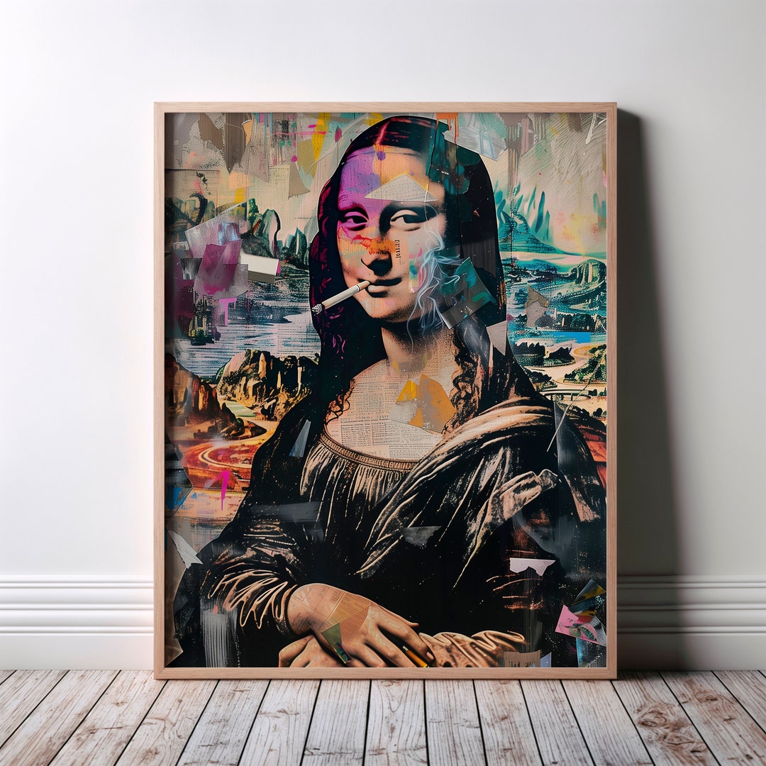 Mona Lisa Wall Art, Leonardo Da Vinci Print, Mona Lisa Reproduction ...