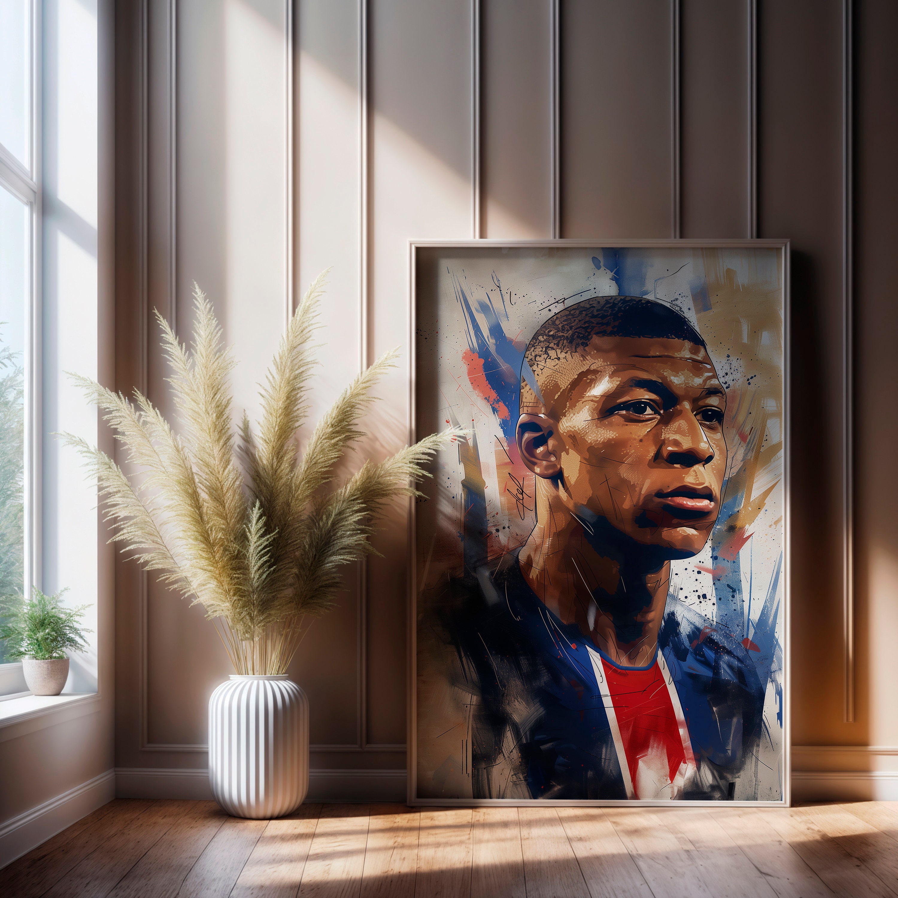 Kylian Mbappé Poster, Mbappe Poster, French Footballer, Soccer Gifts ...