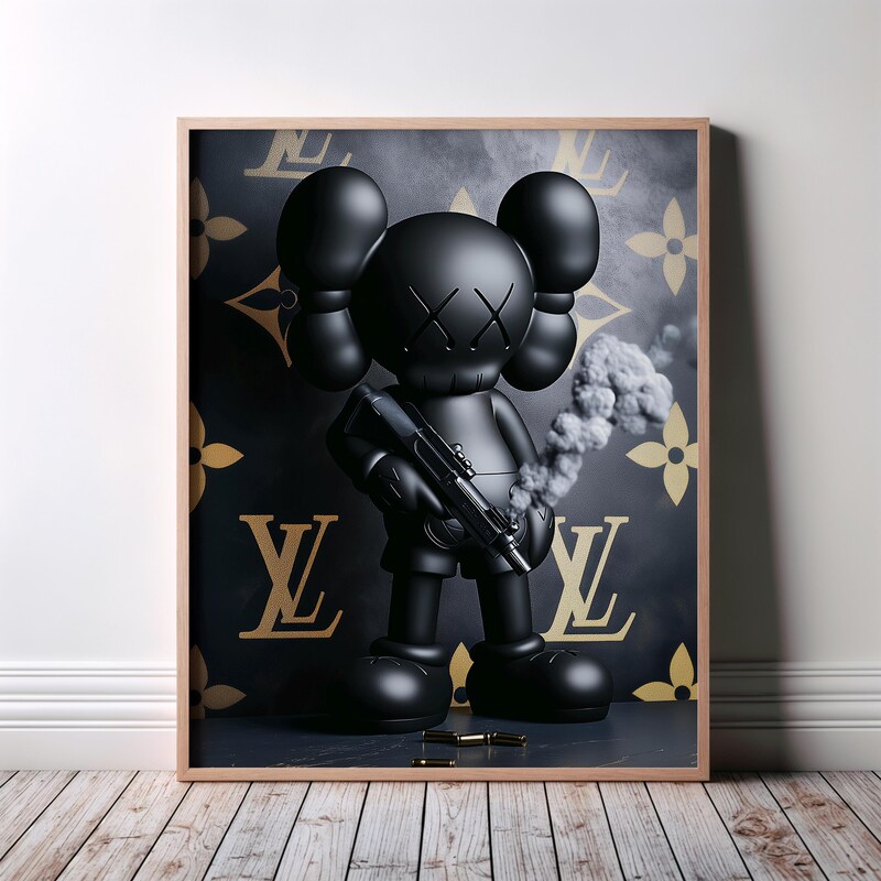 Kaws Wall Art - Etsy
