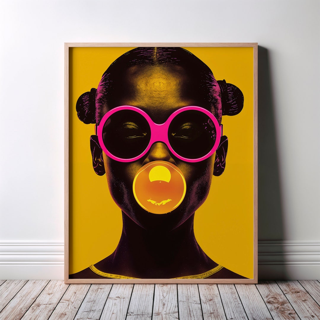 Black Wall Art, African Print, Afrocentric Print, Afrofuturistic Art ...