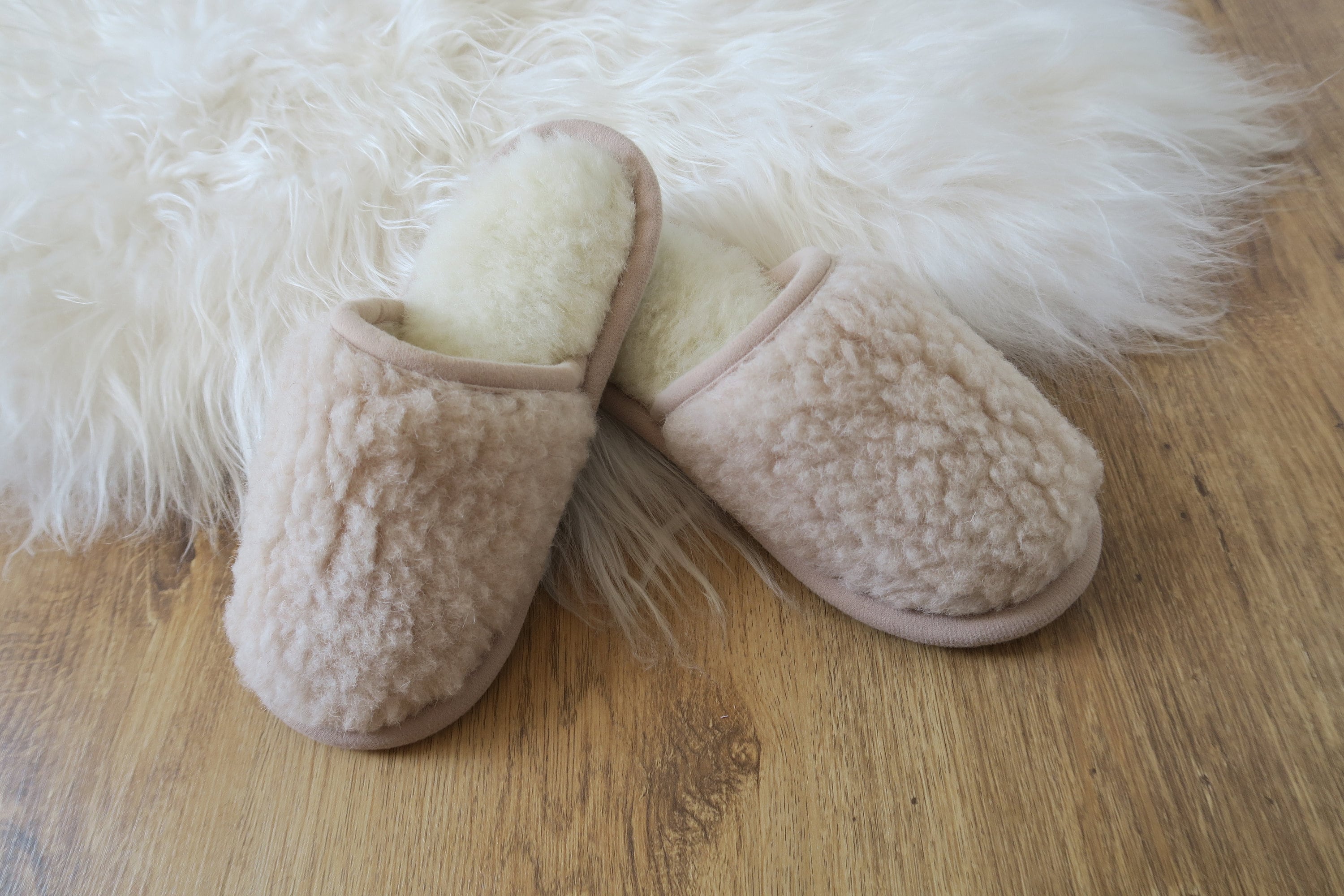 Eco Womens / Mens Merino Pure Sheeps Wool Slippers White - Etsy