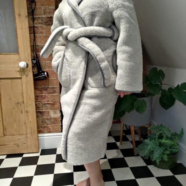 Wool Robe - Etsy