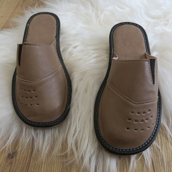 Brown Mules - Etsy