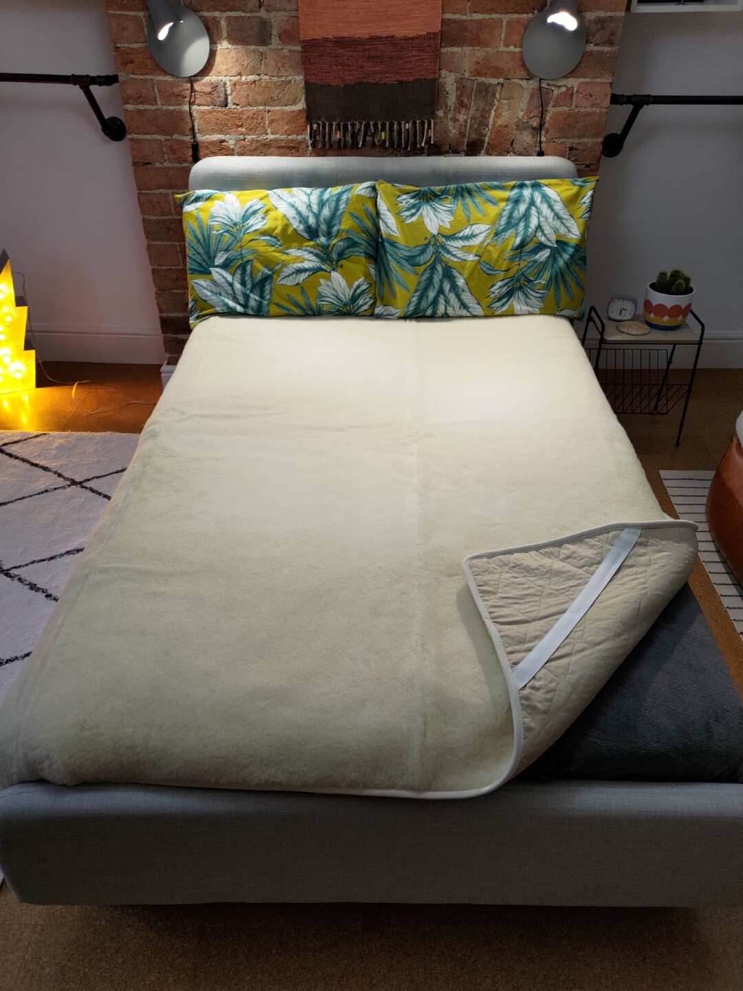 Merino Wool White Mattress Topper - Etsy UK