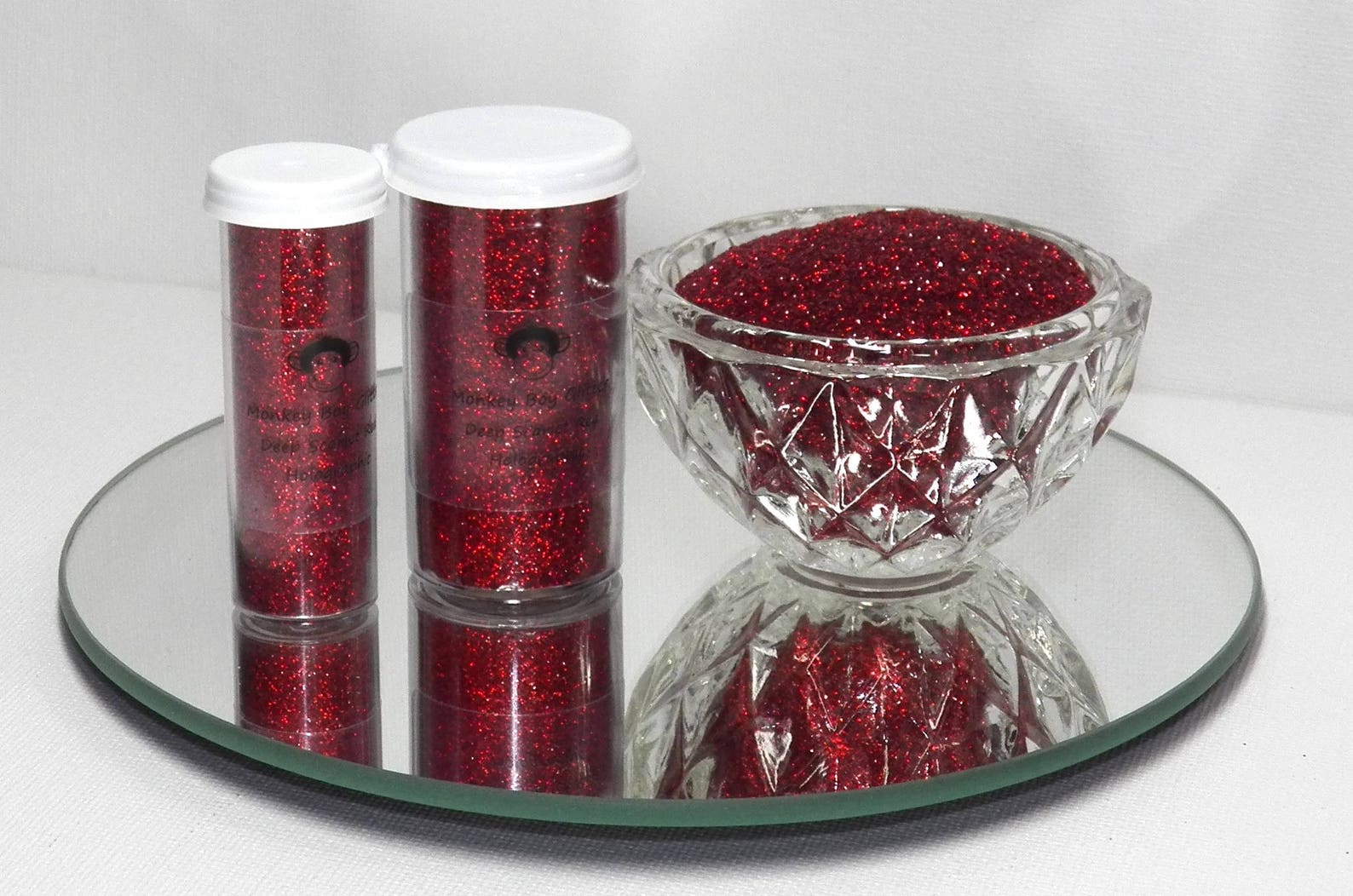 Deep Scarlet Red Holographic Glitter Extra Fine! B-87 - Etsy