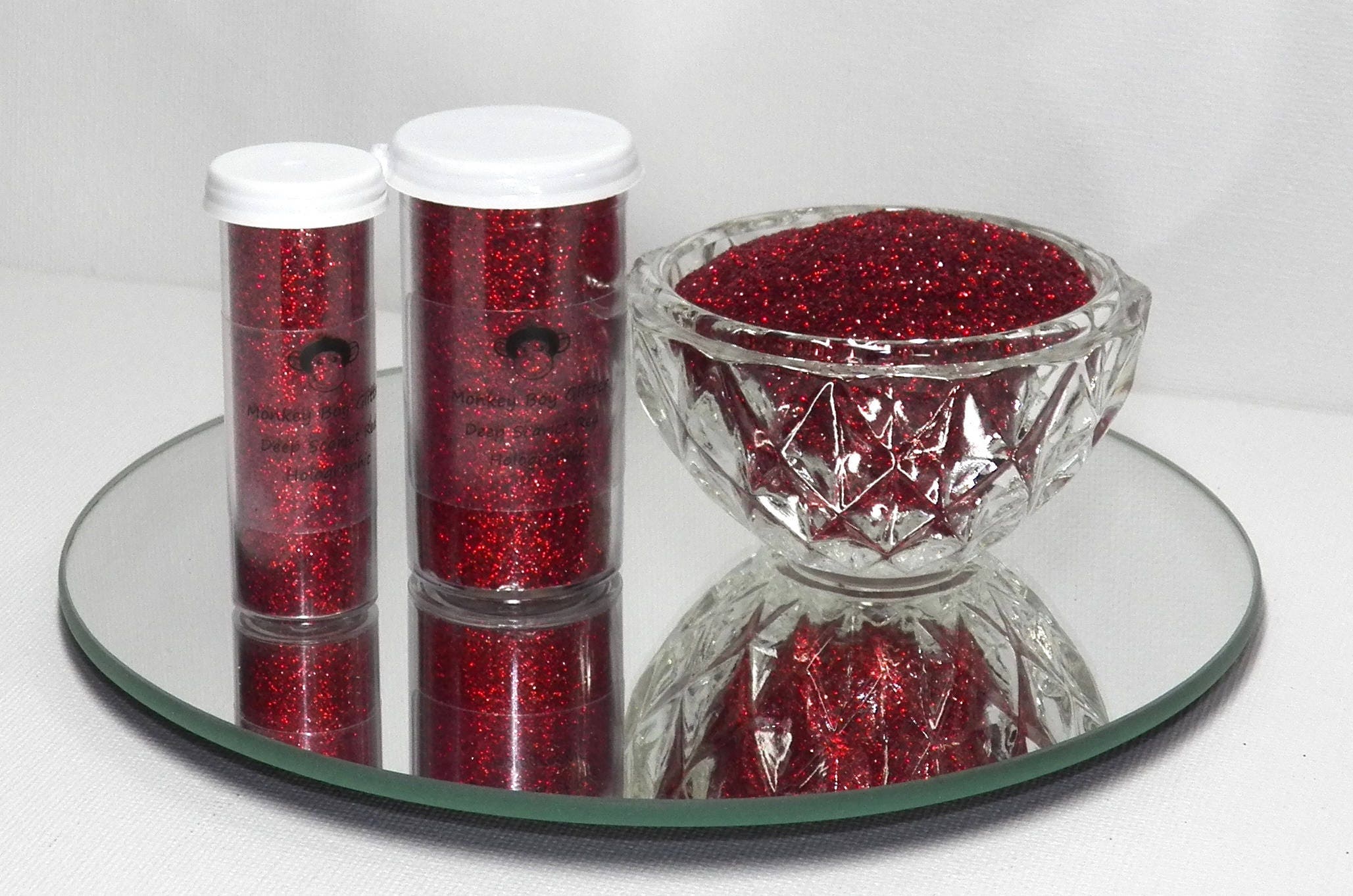 Deep Scarlet Red Holographic Glitter Extra Fine! B-87 - Etsy