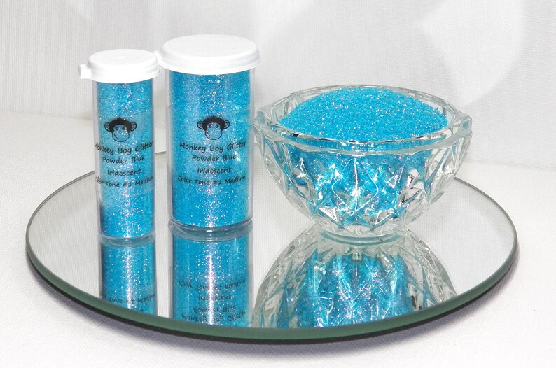 Powder Blue Iridescent Glitter Extra Fine! B-77 - Etsy
