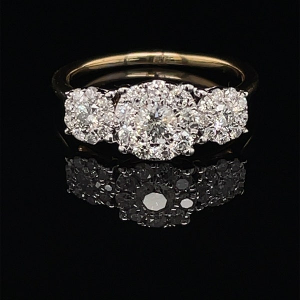 Large Diamond Ring - Etsy