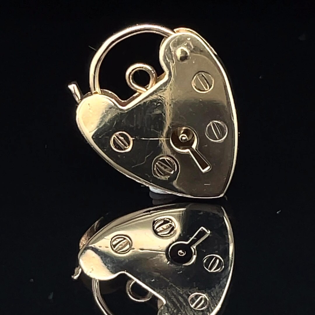 Vintage Gold Padlock,small English Lock,hinged Padlock,keylock,padlock ...