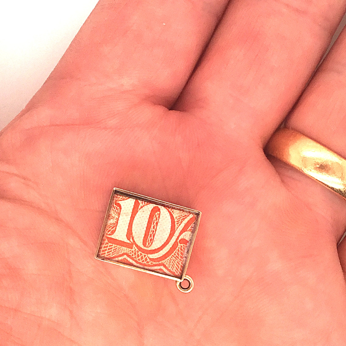 Rare Gold Money Charm Good Luck Charm Fortune Charm Vintage - Etsy