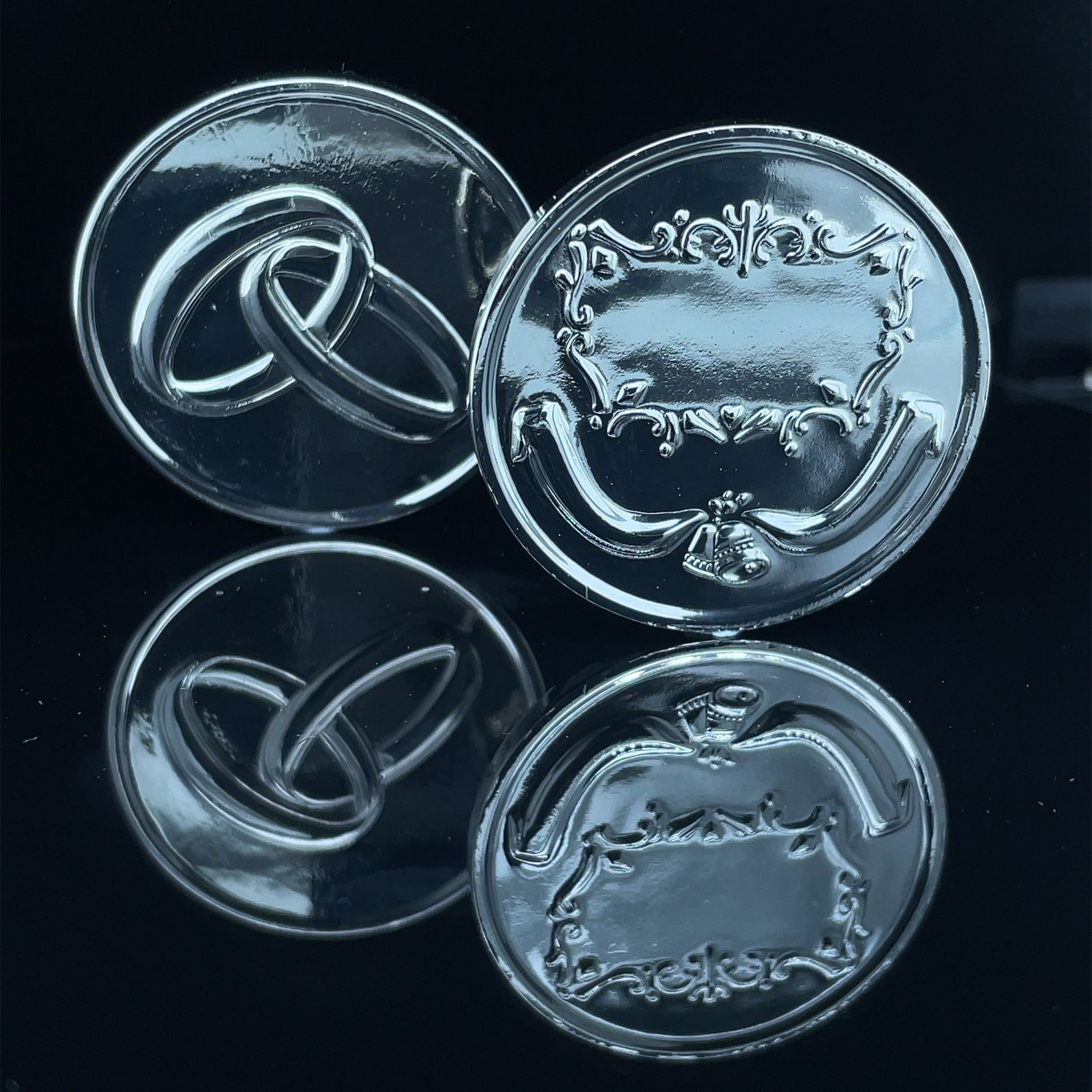 Engraved Wedding Coin, Wedding Token, Wedding Gift, Brides Gift, Grooms ...