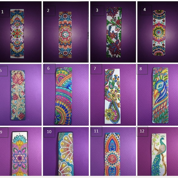 Diamond Dot Bookmarks - Etsy