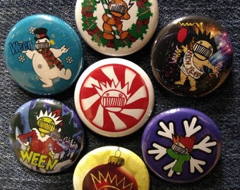 Christmas buttons | Etsy