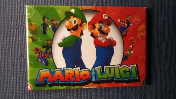 Mario and Luigi Refrigerator Fridge Magnet 2 X 3 Inch Nintendo | Etsy