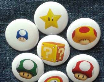 Mario Power Ups - Etsy