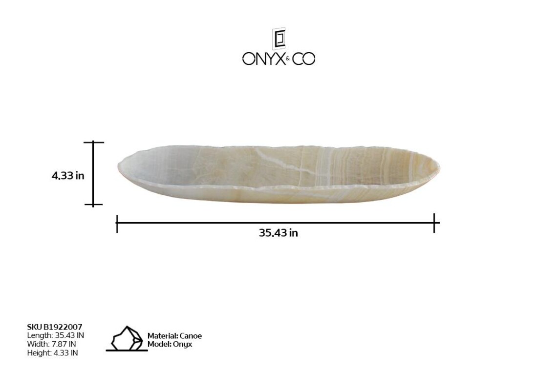 Beautiful Home Decor Natural Stone Canoes Onyx Handcrafted - Etsy
