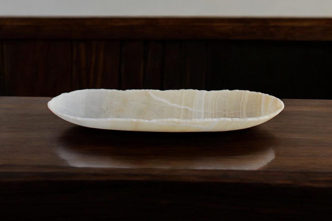 Beautiful Home Decor Natural Stone Canoes Onyx Handcrafted - Etsy