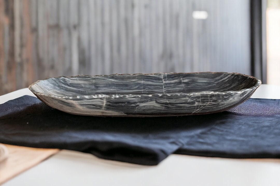 Beautiful Modern Natural Stone Canoes Onyx Handcrafted - Etsy