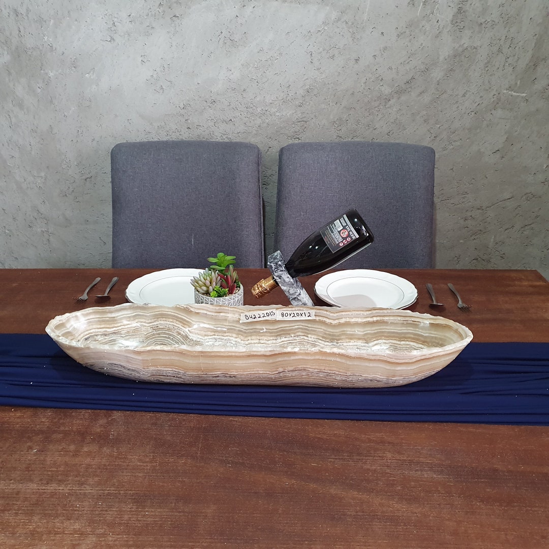 Natural Stone Canoes Modern Beautiful Onyx Mexican Wholesale - Etsy