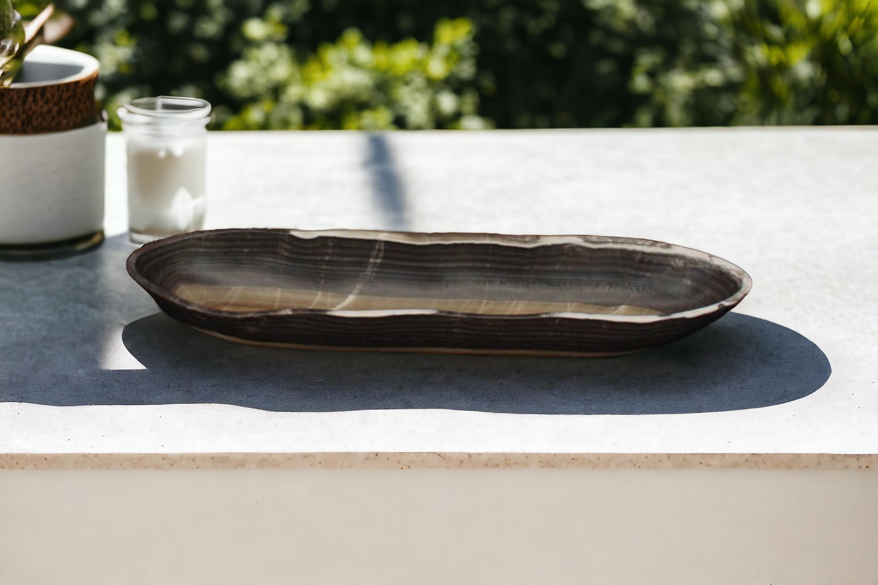 Natural Stone Canoes Modern Beautiful Home Decor Onyx Mexican Wholesale ...