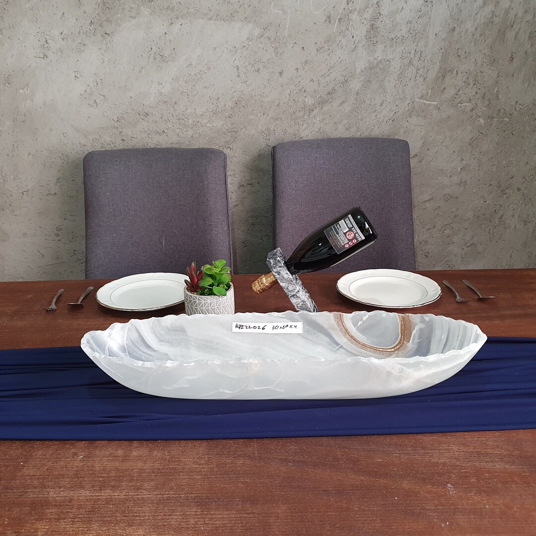 Natural Stone Canoes Modern Beautiful Onyx Mexican Wholesale - Etsy