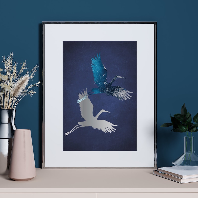 Blue Crane - Etsy