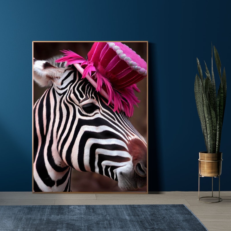Zebra Art - Etsy