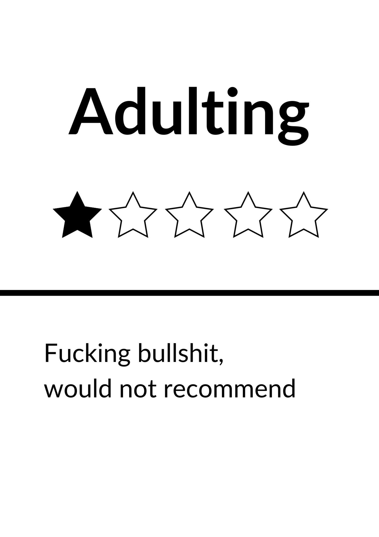 Adulting Quotes Adult Wall Prints Home Decor Accessories - Etsy