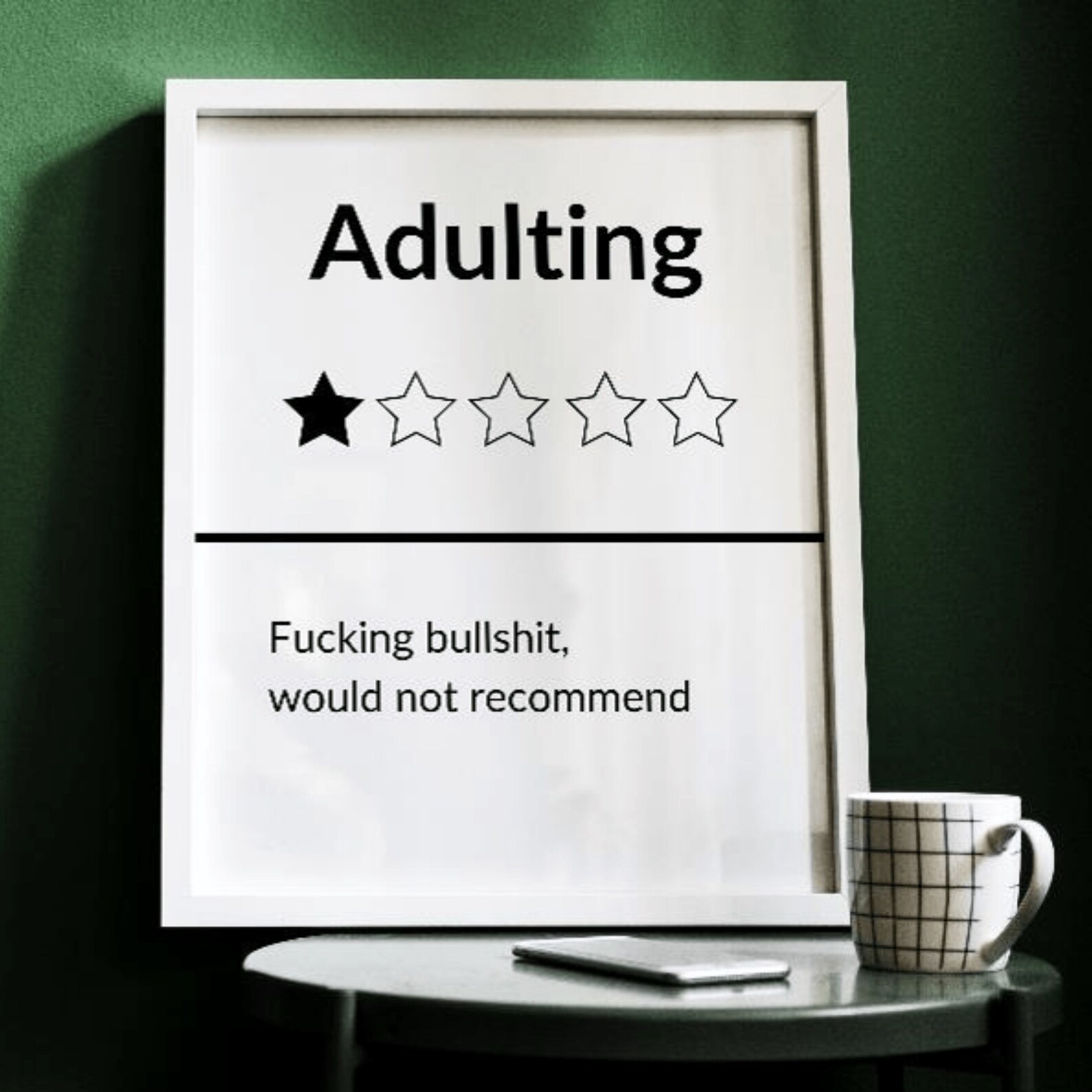 Adulting Quotes Adult Wall Prints Home Decor Accessories - Etsy