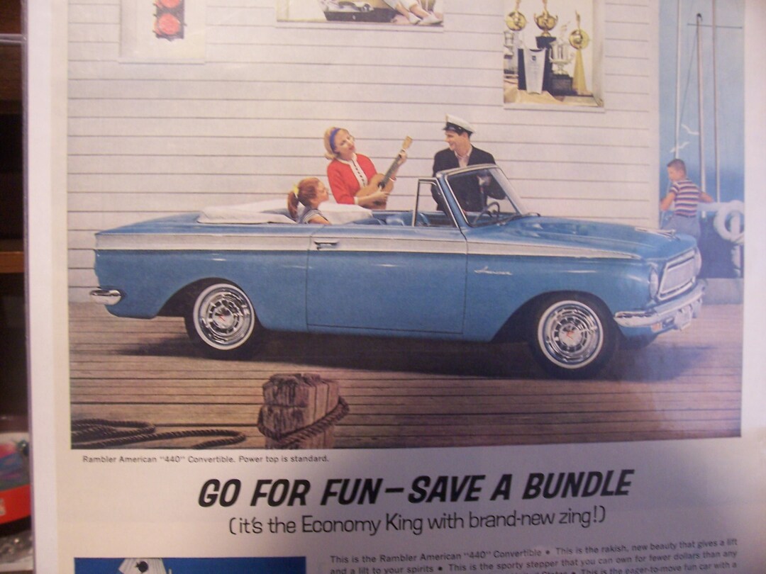 1963 Rambler Magazine Ad - Etsy