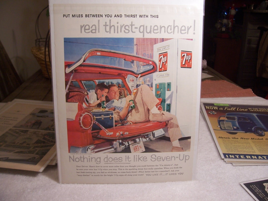 1958 7up Magazine Ad - Etsy