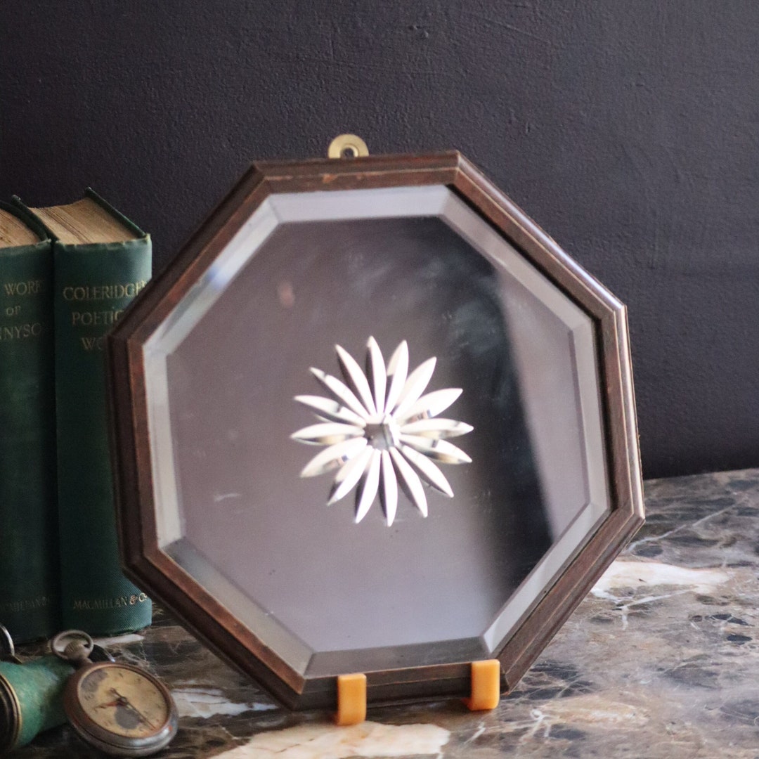 Small Sunburst Art Deco Mirror Antique Decorative Religious or ...