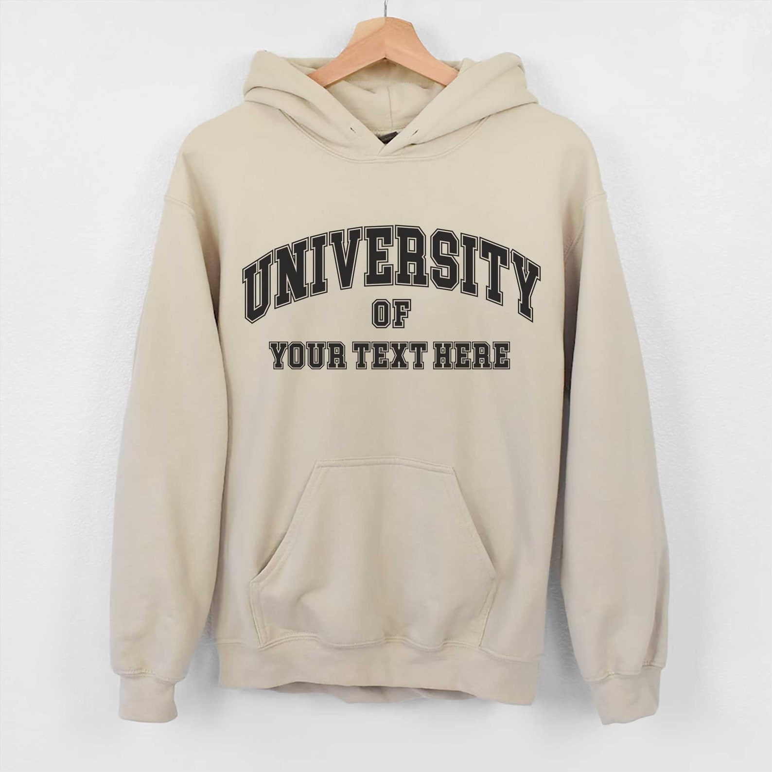 Personalized University Hoodie With Custom College Name - Etsy UK