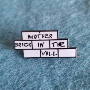 Pink Floyd Another Brick in the Wall Enamel Pin - Etsy