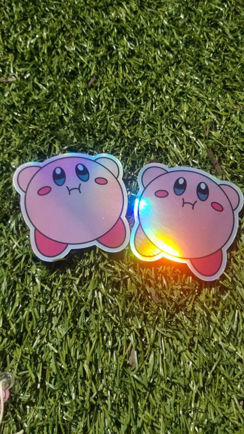Puffy Kirby Sticker / Poyo Sticker - Etsy