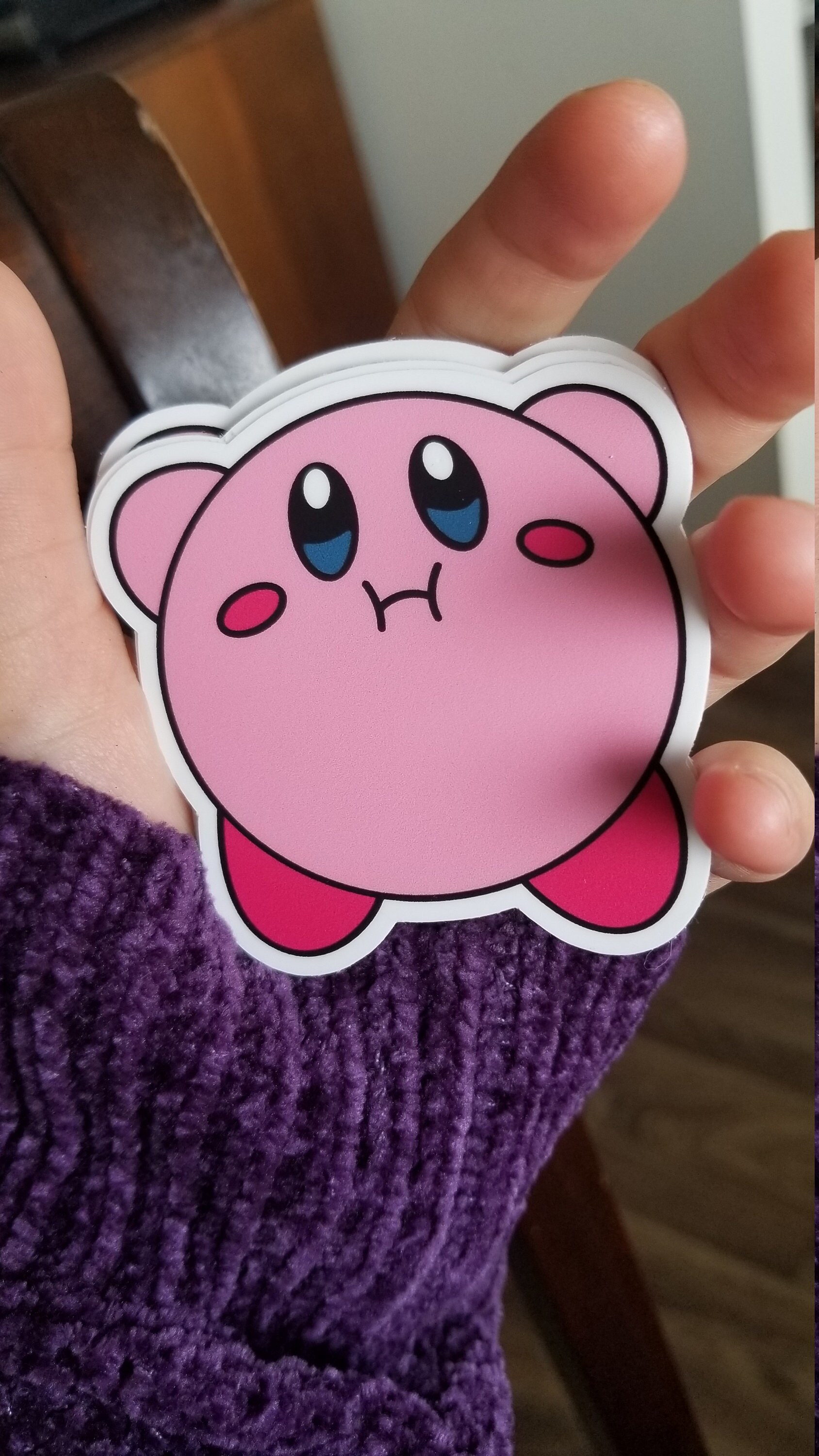 Puffy Kirby Sticker / Poyo Sticker - Etsy