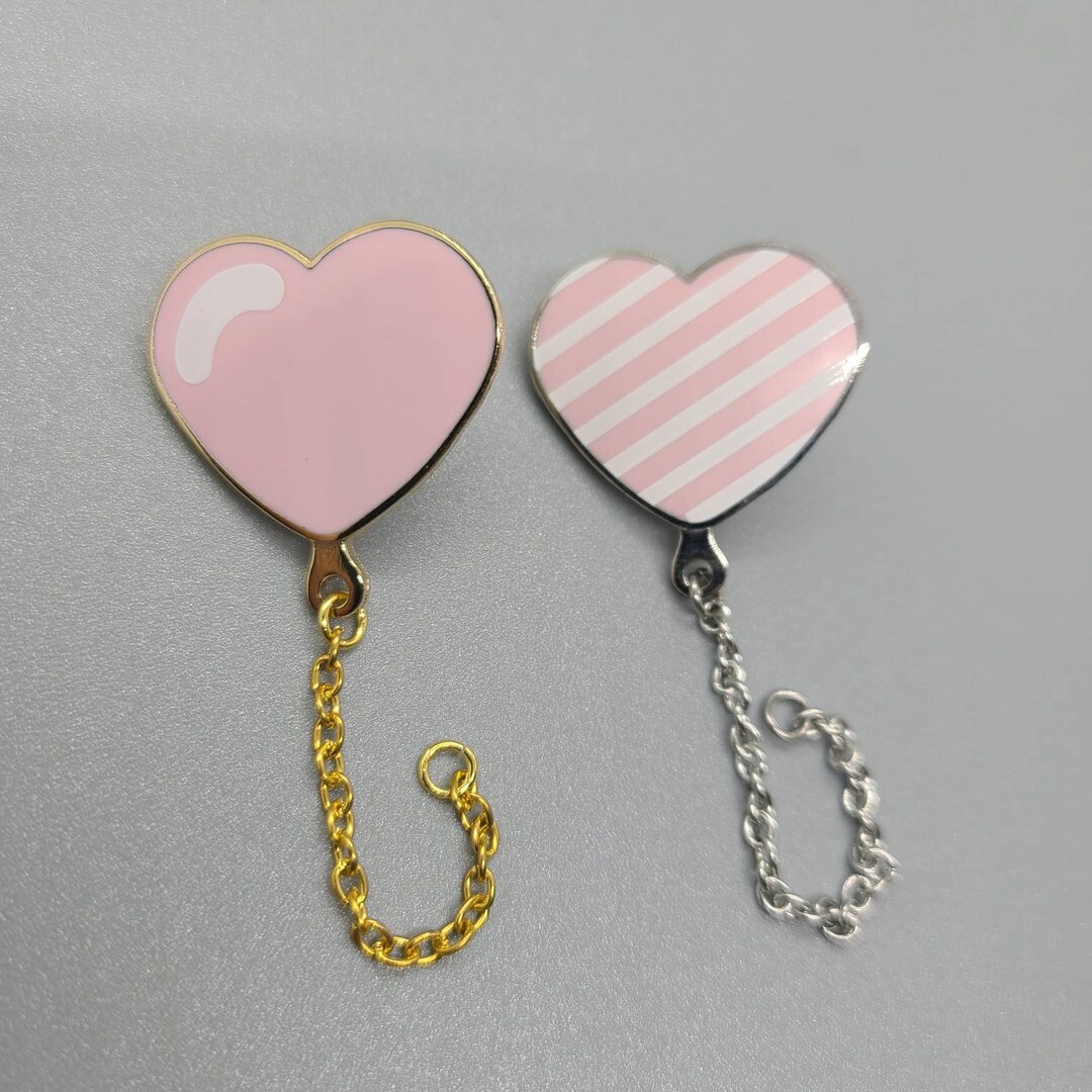 Heart Balloon Enamel Pin - Etsy