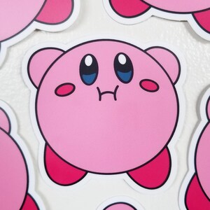 Puffy Kirby Sticker / Poyo Sticker - Etsy