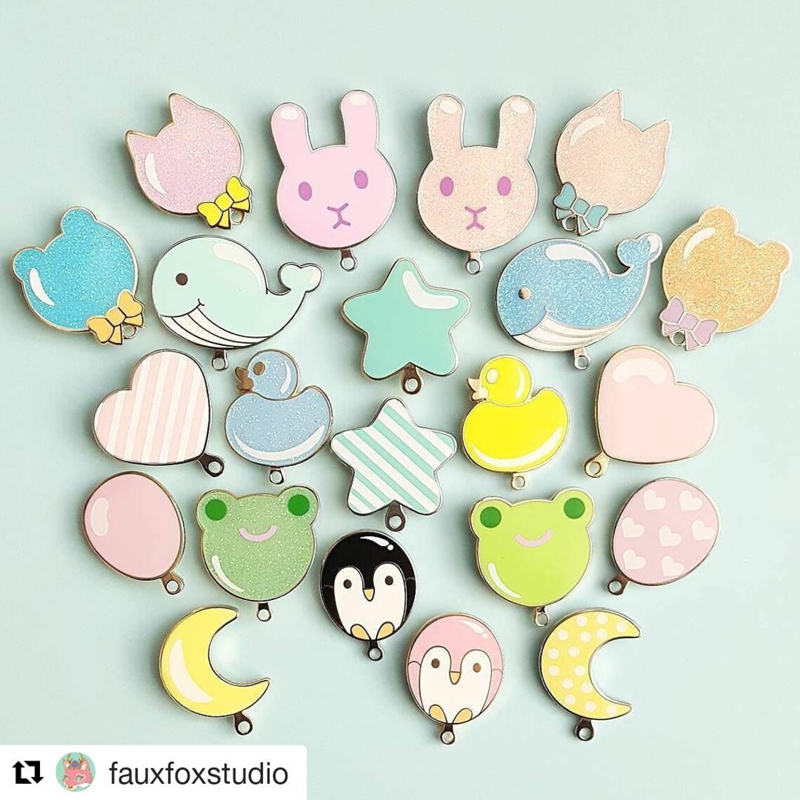 Balloon Enamel Pin - Etsy