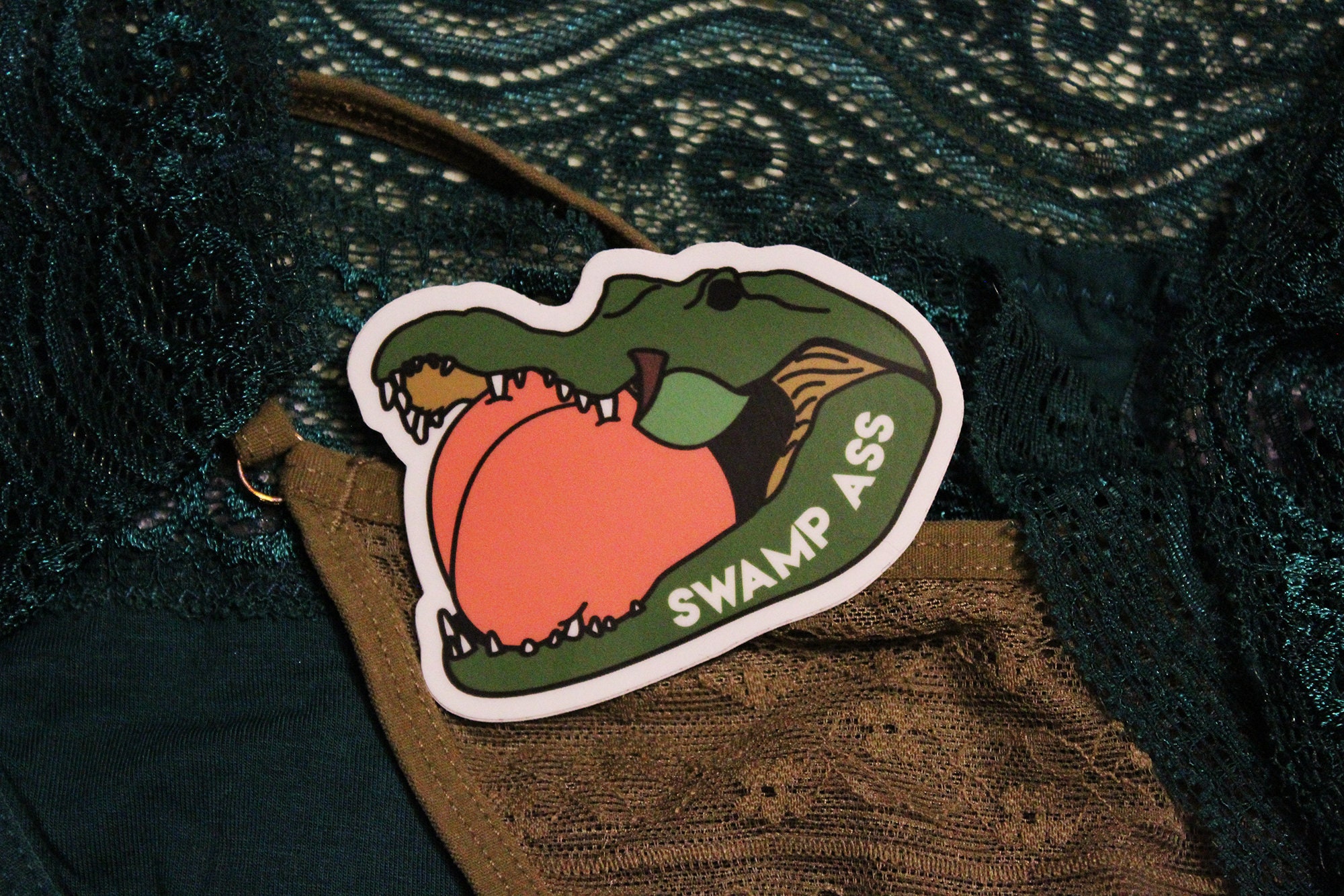 Swamp Ass Sticker | Etsy