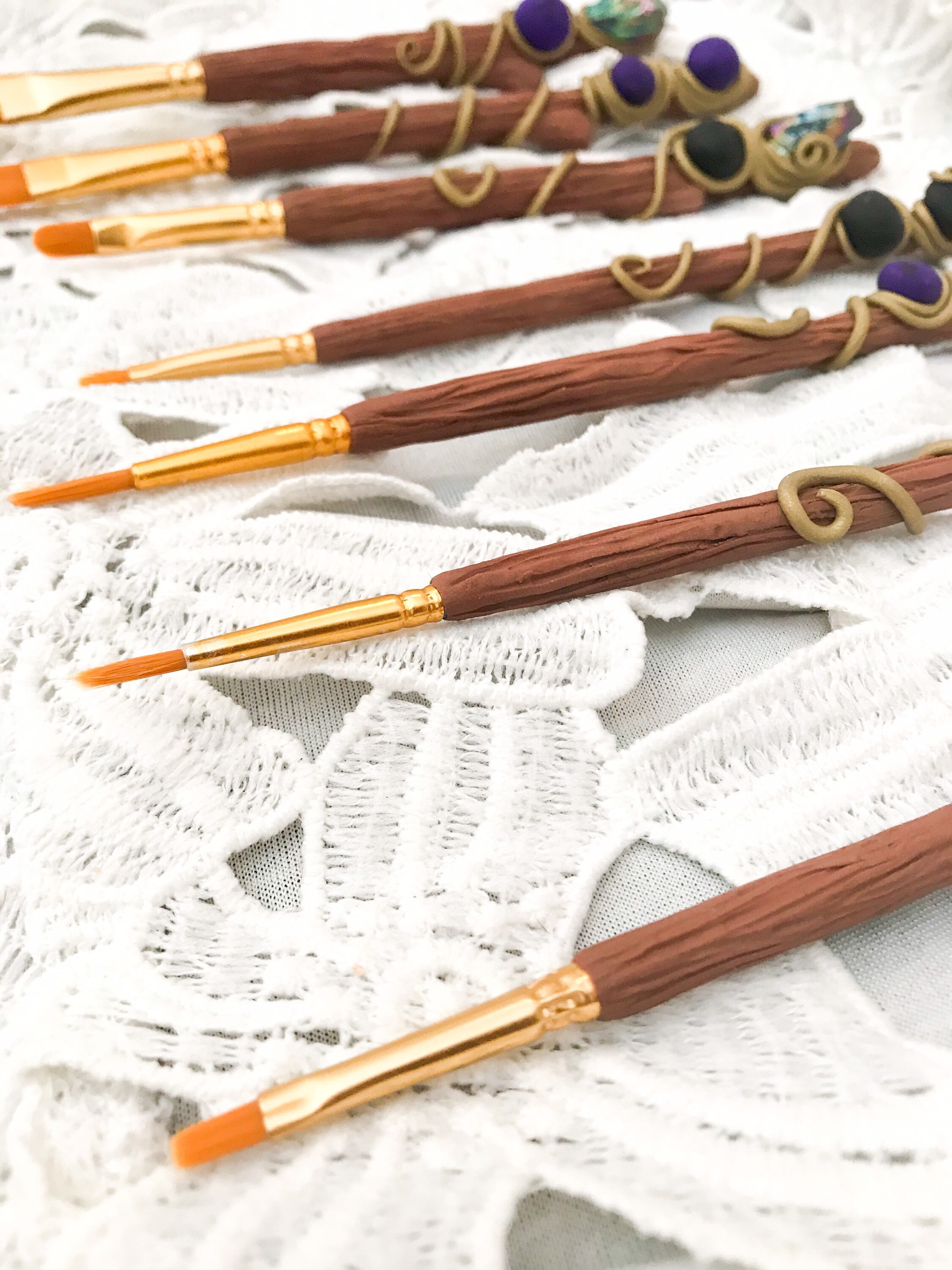 Custom Personalized Paintbrush Set, Handmade Customized Paint Brushes ...