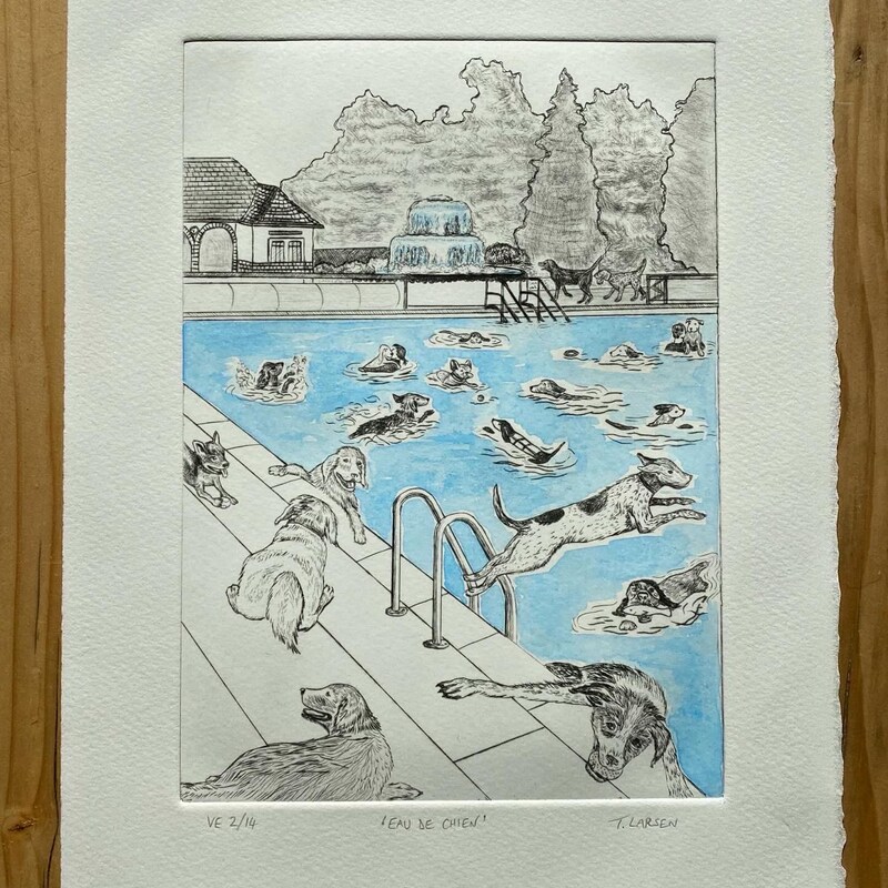 Original Drypoint - Etsy