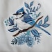 Embroidered Chickadees Dressed for Winter Light Blue UNISEX Sweatshirt ...
