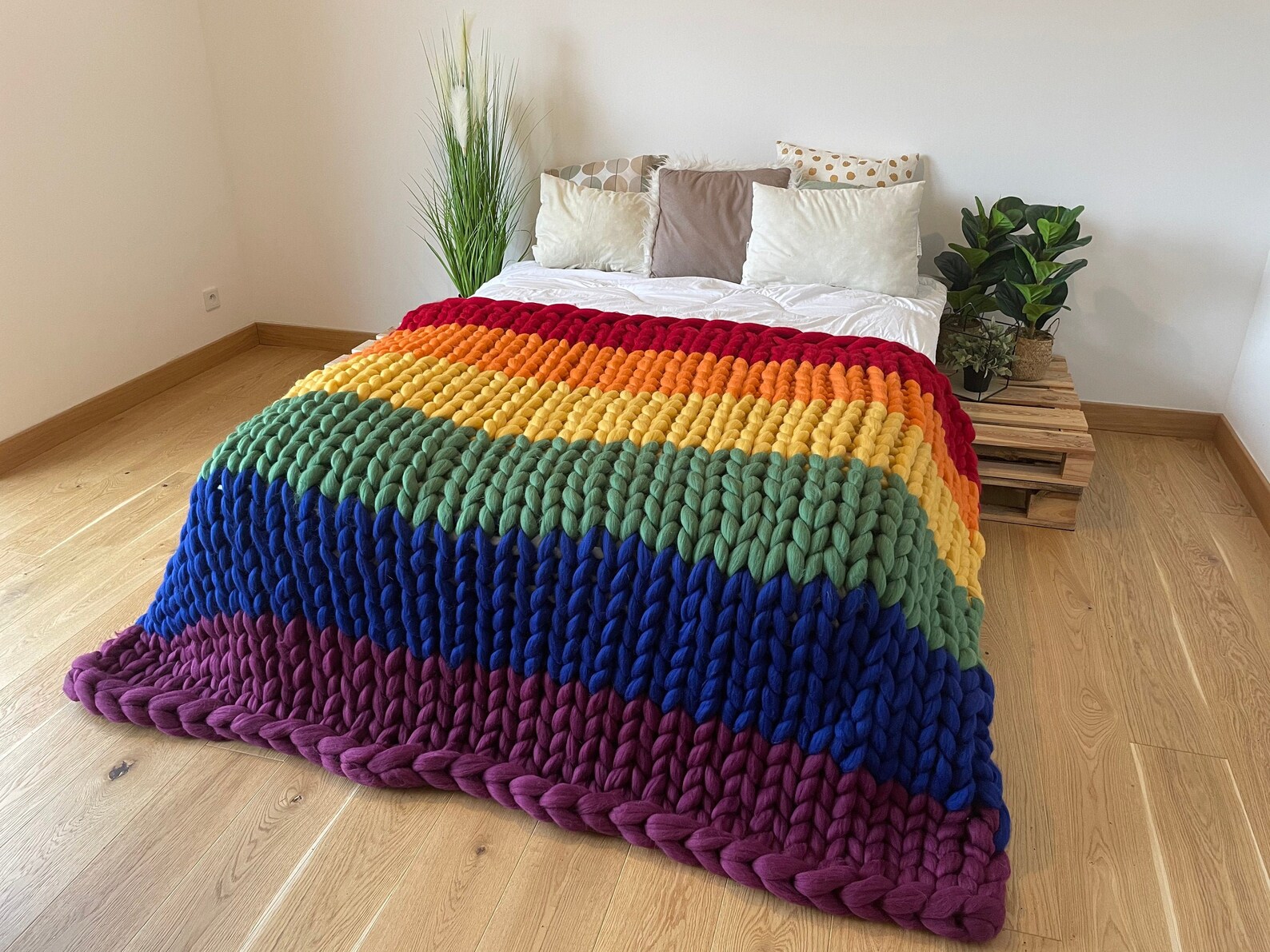 Gay Pride Blanket LGBTQ blanket Gay blanket Lesbian Flag | Etsy