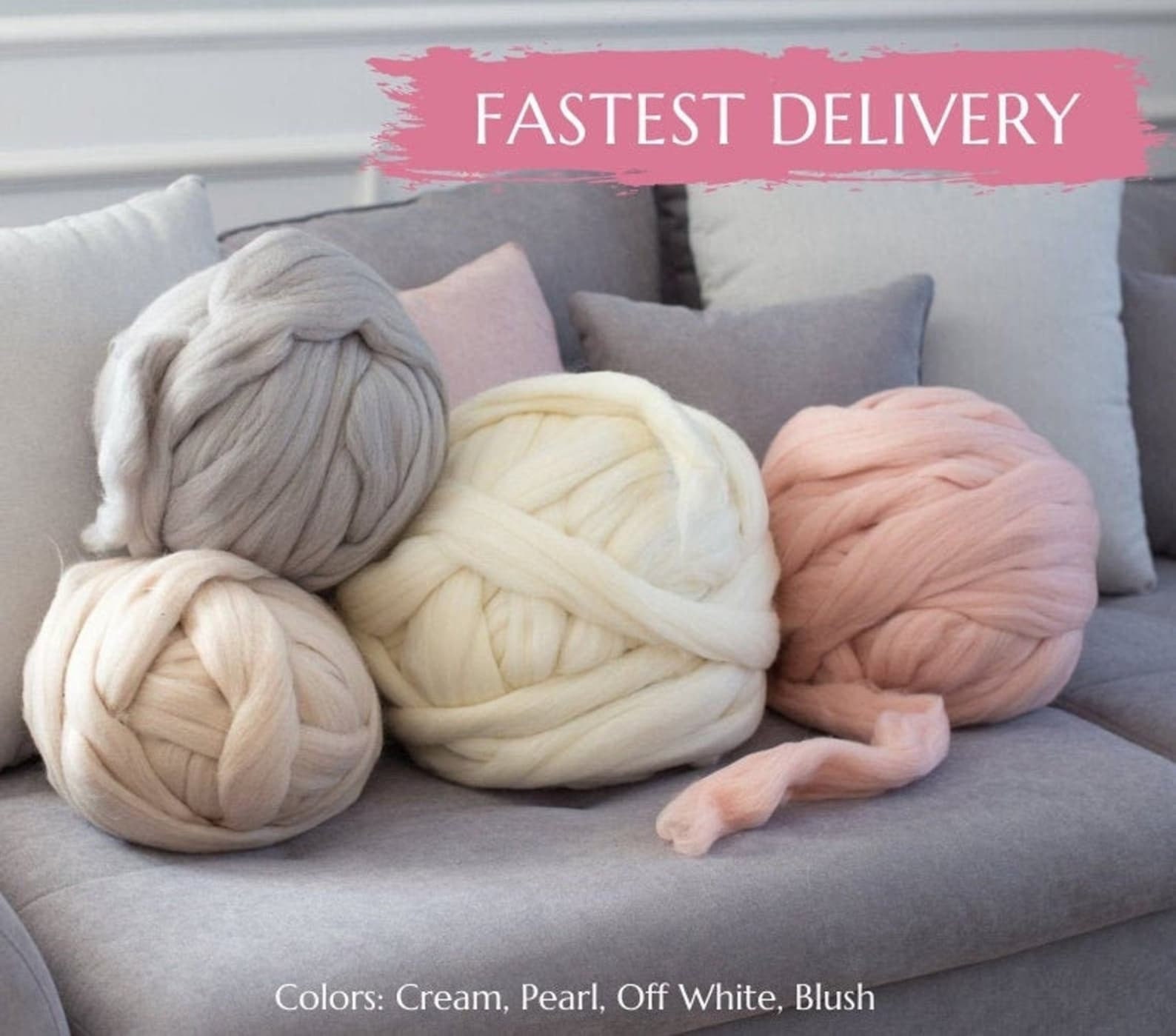 Chunky Yarn. Giant Knitting. Bulky Yarn. Chunky Merino Wool - Etsy