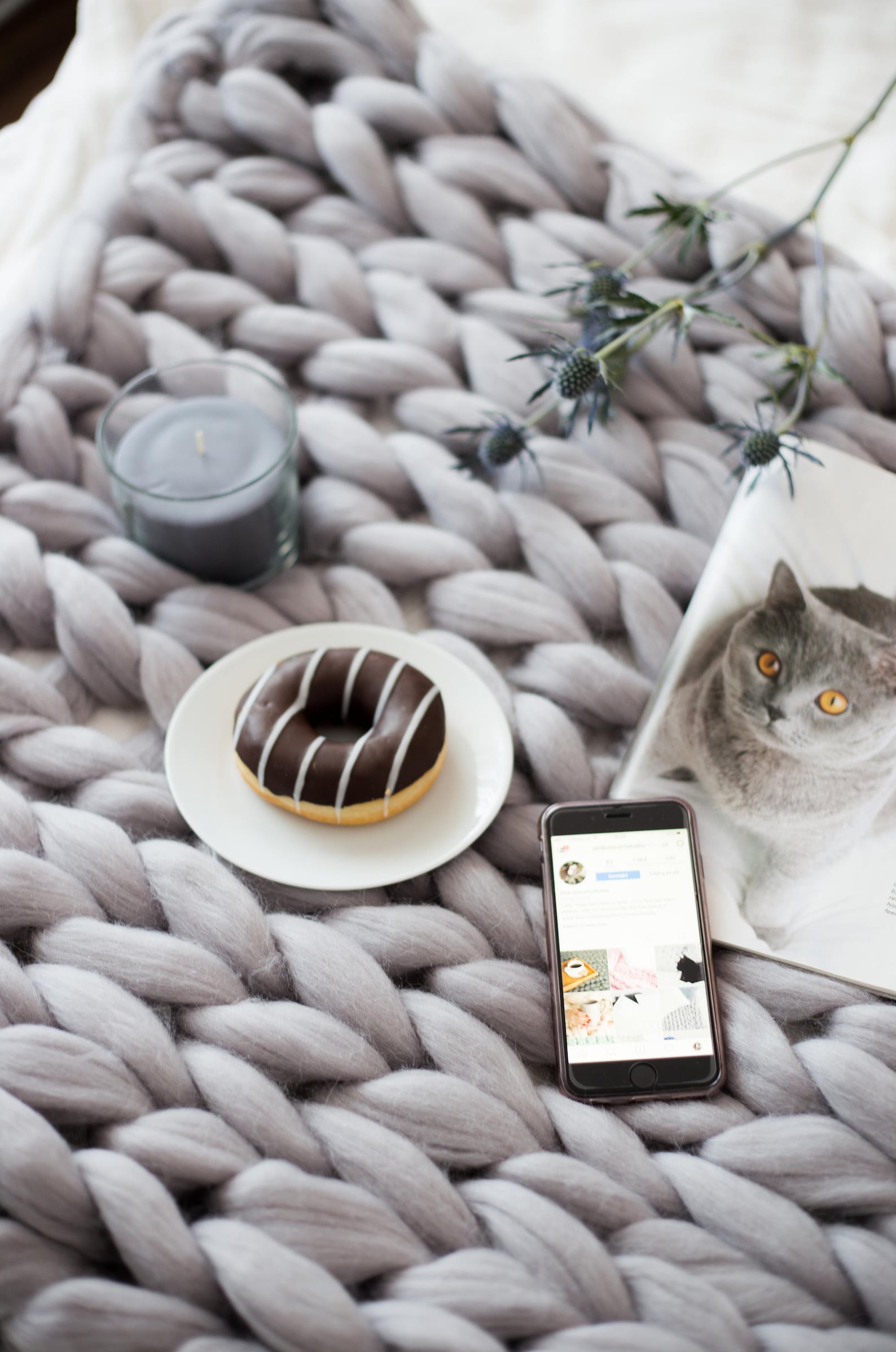 Chunky Knit Blanket Blanket Super Chunky Blanket Giant Knit | Etsy